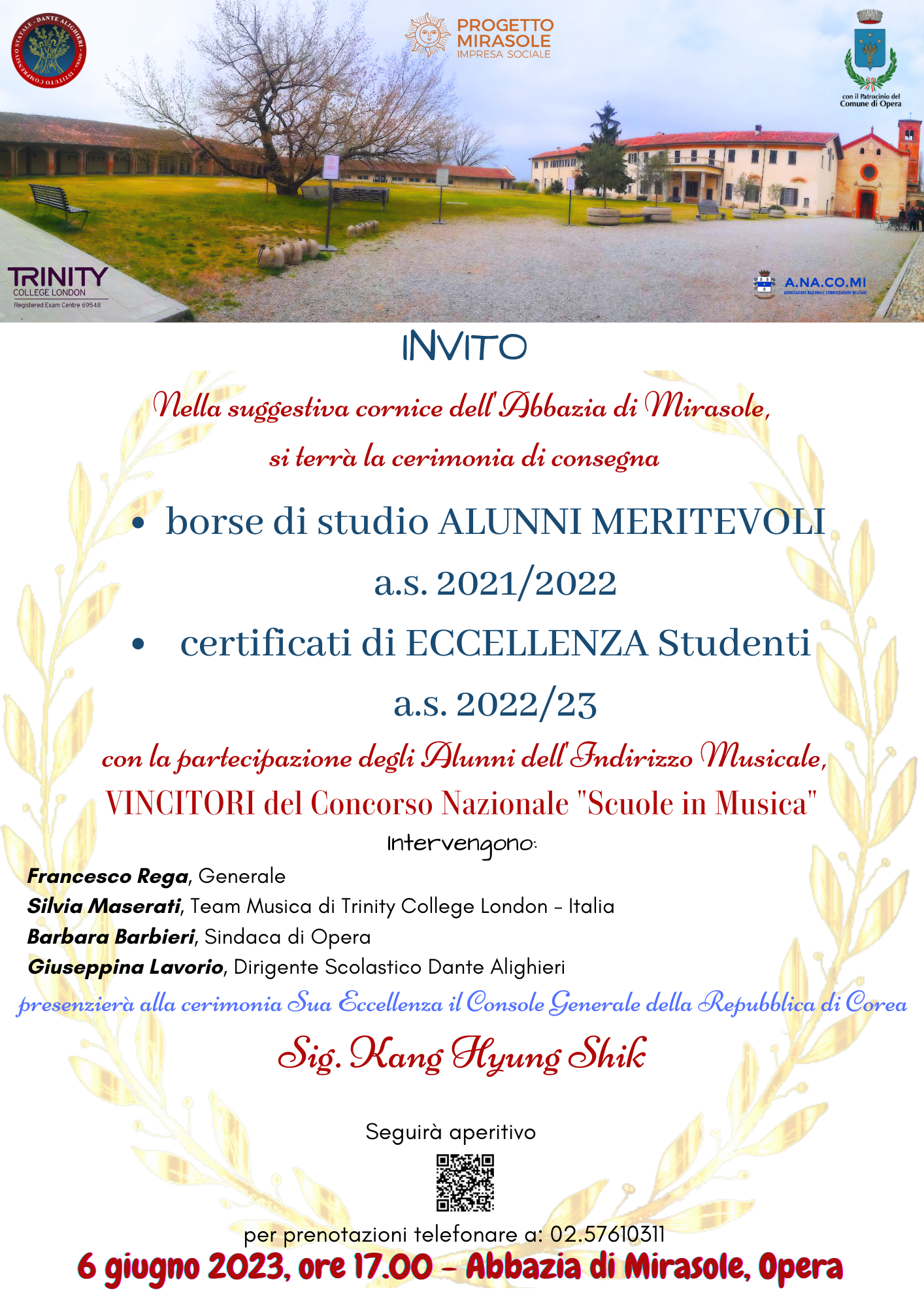 CERIMONIA CONSEGNA BORSE DI STUDIO ALUNNI MERITEVOLI a.s.2021-2022 ...